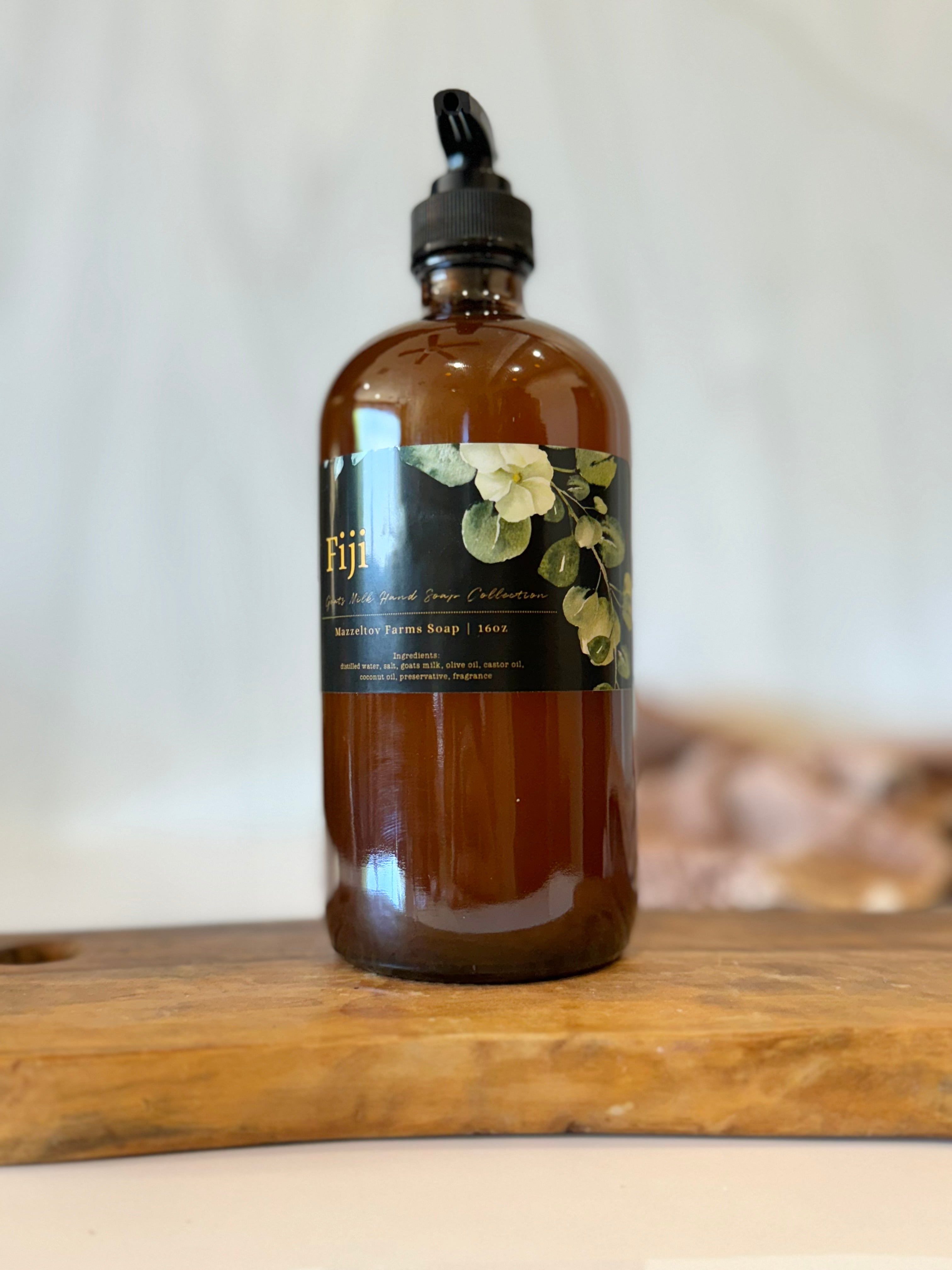 Fiji - 16oz Liquid Hand Soap – Mazzeltov Farms Soap